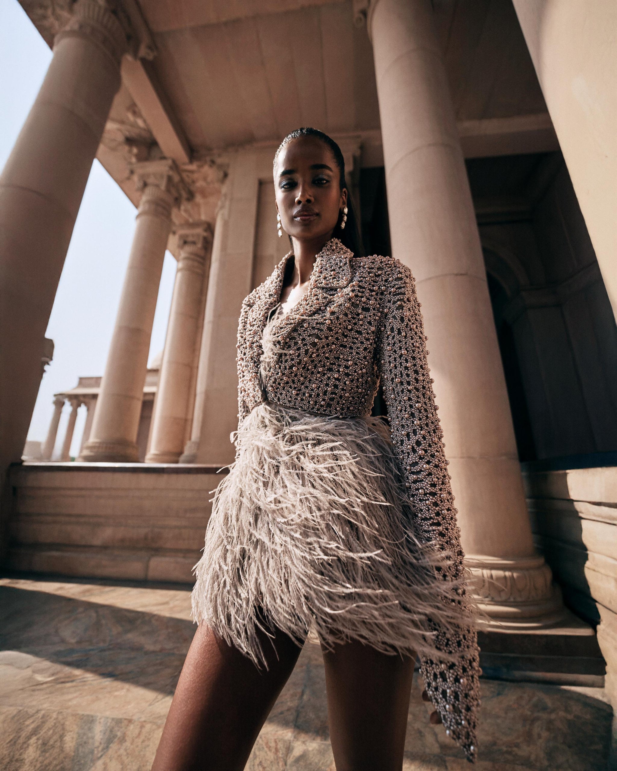 Primus Pearl Crop Jacket Set