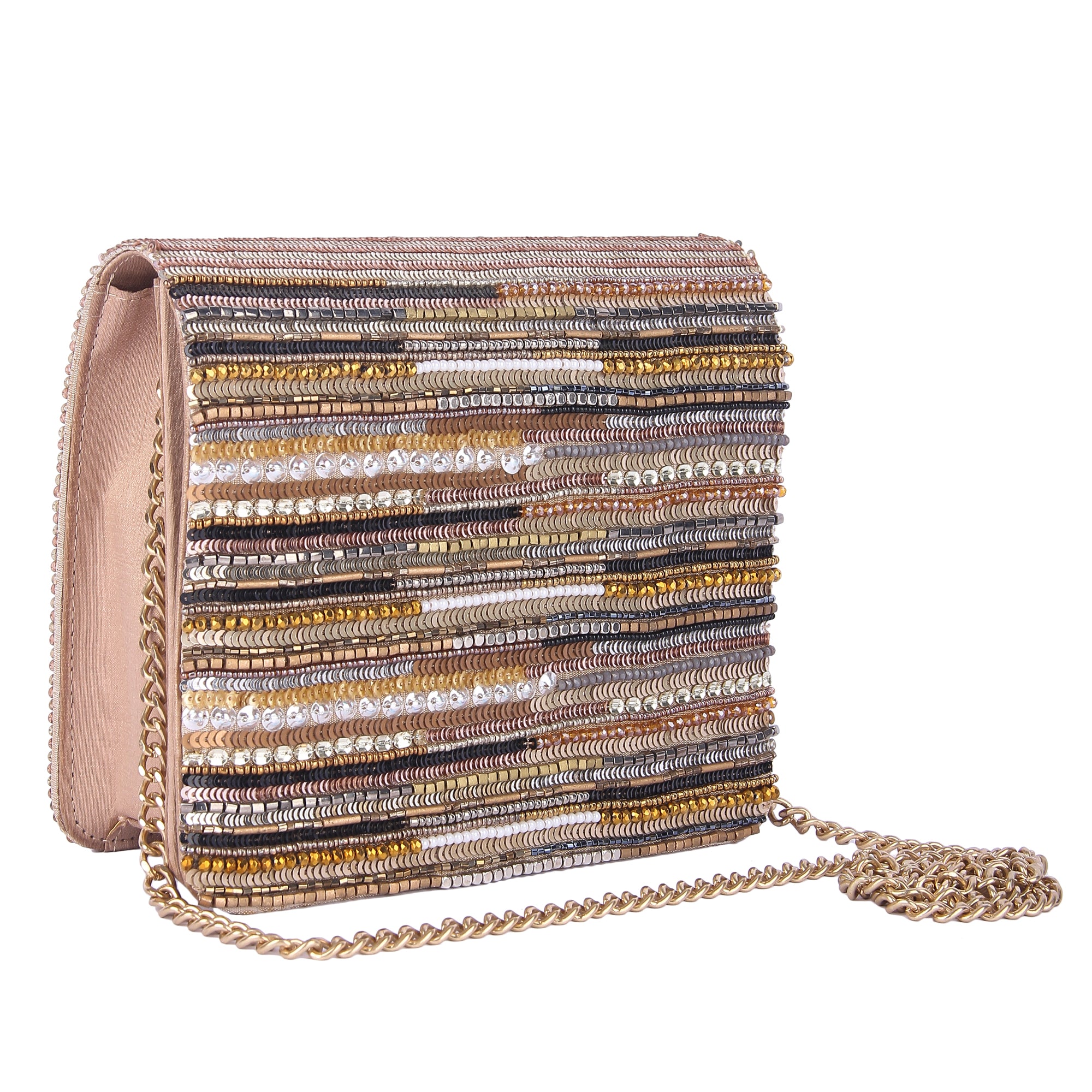 Bonita gold clutch | The Mahal